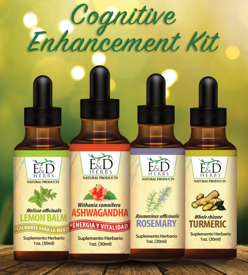 Kit de Mejora Cognitiva – E&D Herbs Natural Products LLC.